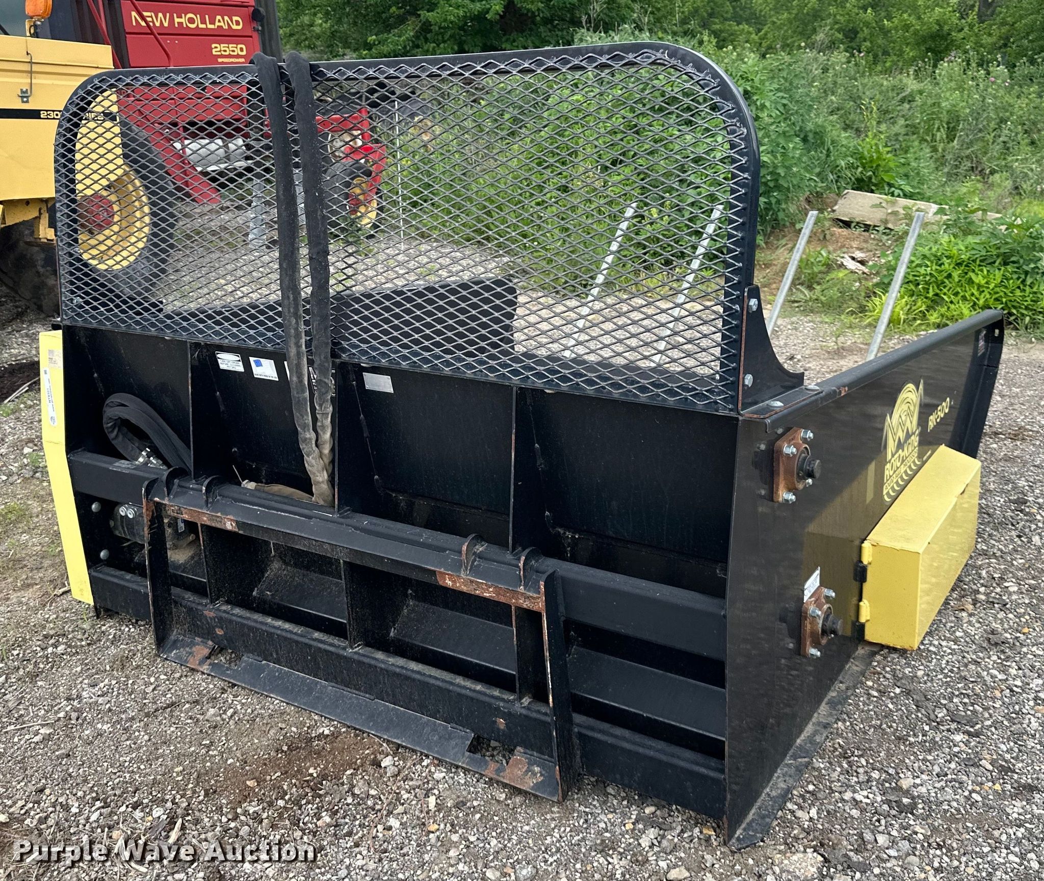 Roto-King skid steer bale processor in Perry, KS | Item NT9321 sold ...