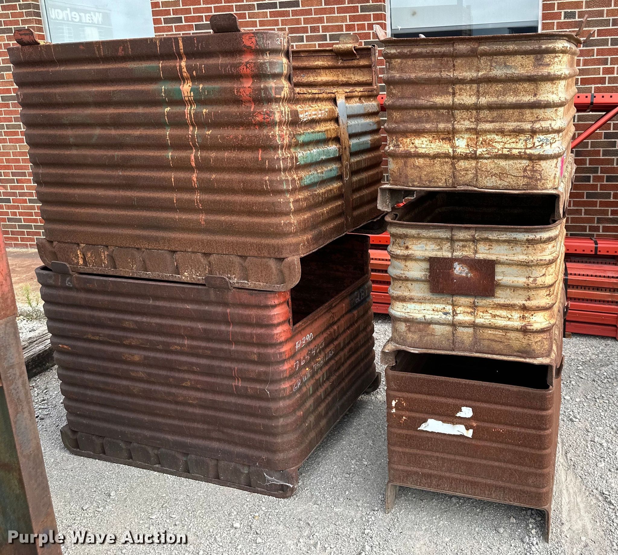 (5) scrap containers in Kansas City, MO | Item EJ6944 sold | Purple Wave