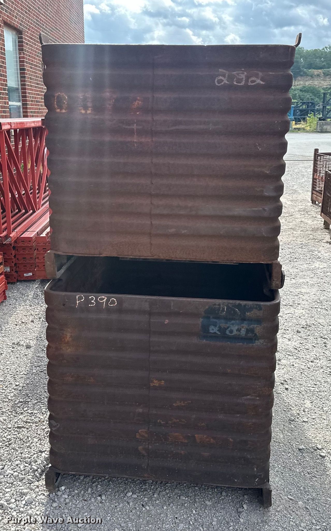 (5) scrap containers in Kansas City, MO | Item EJ6944 sold | Purple Wave