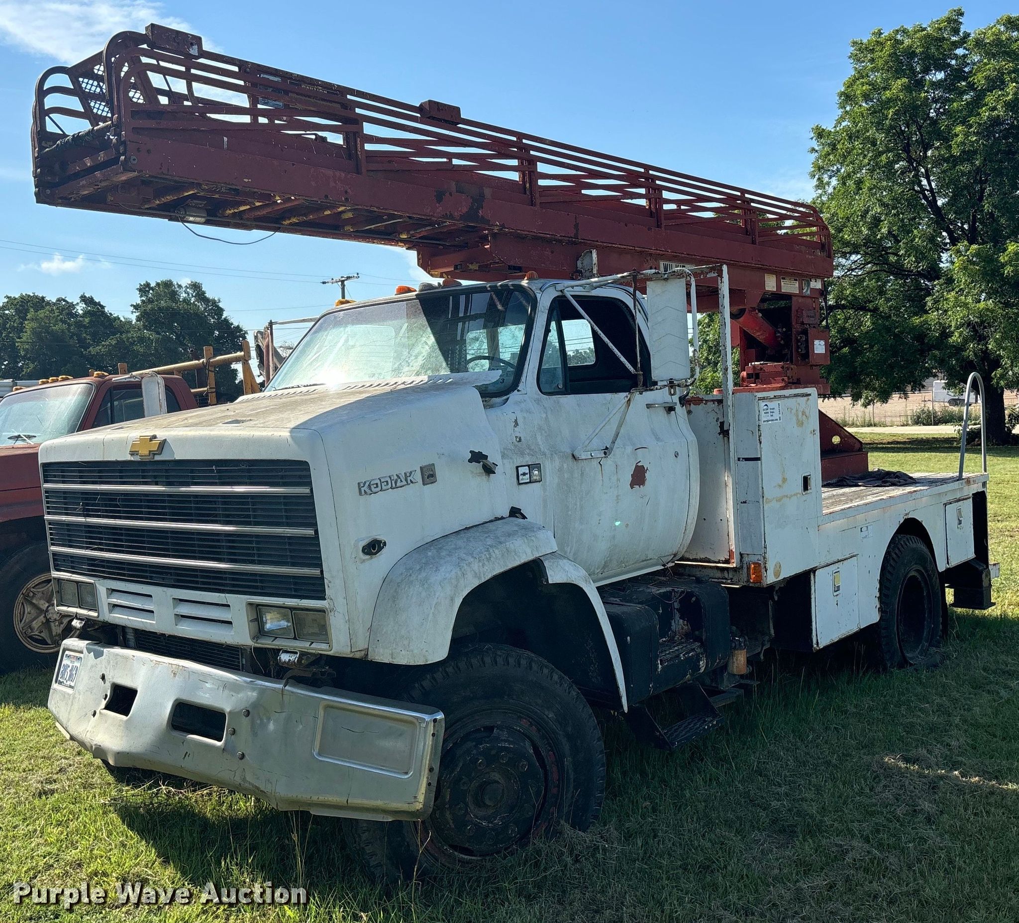 1981 Chevrolet C70 flatbed truck with boom ladder in Fort Worth, TX ...