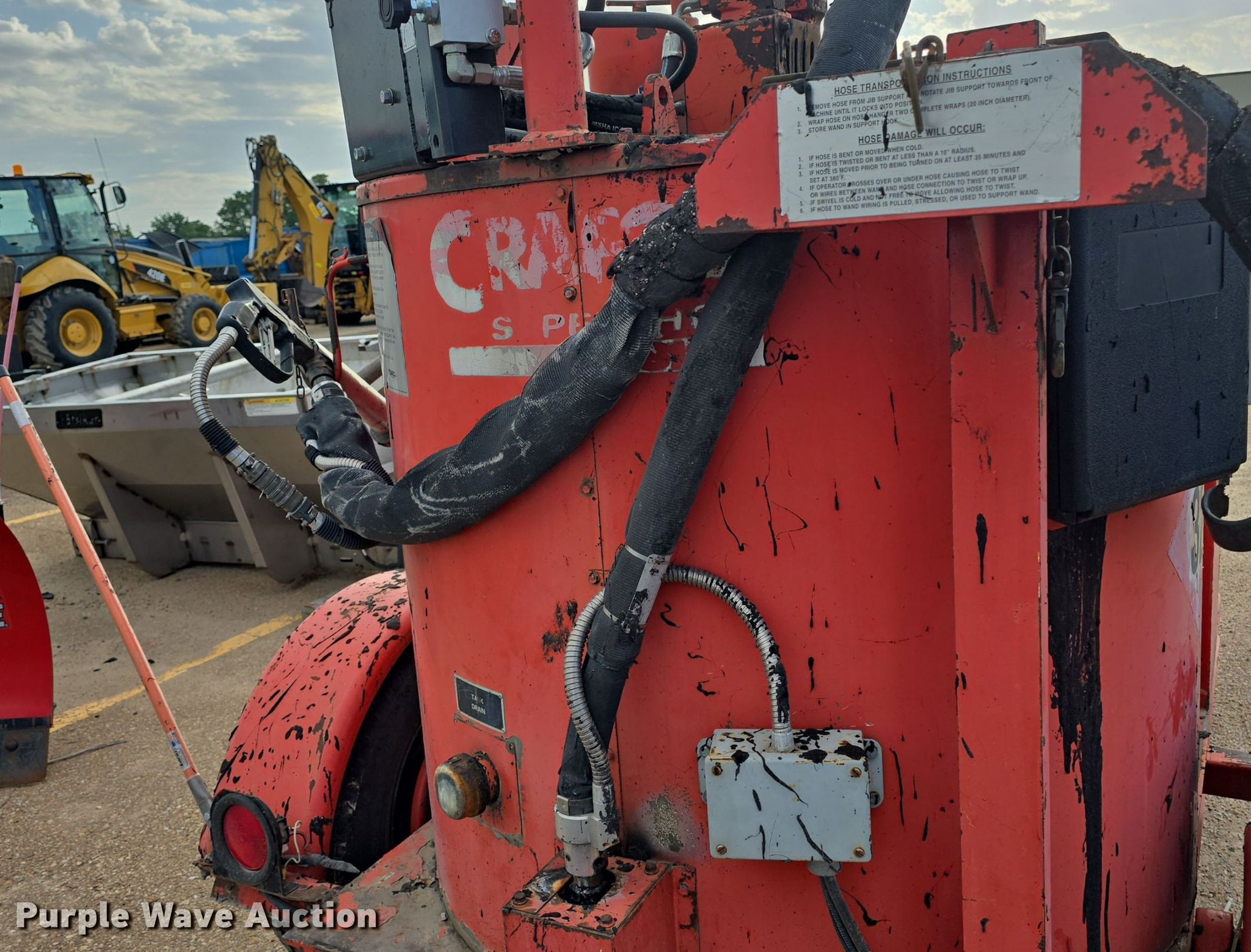 Crafco SS125 melter applicator in Topeka, KS | Item EK6157 sold ...