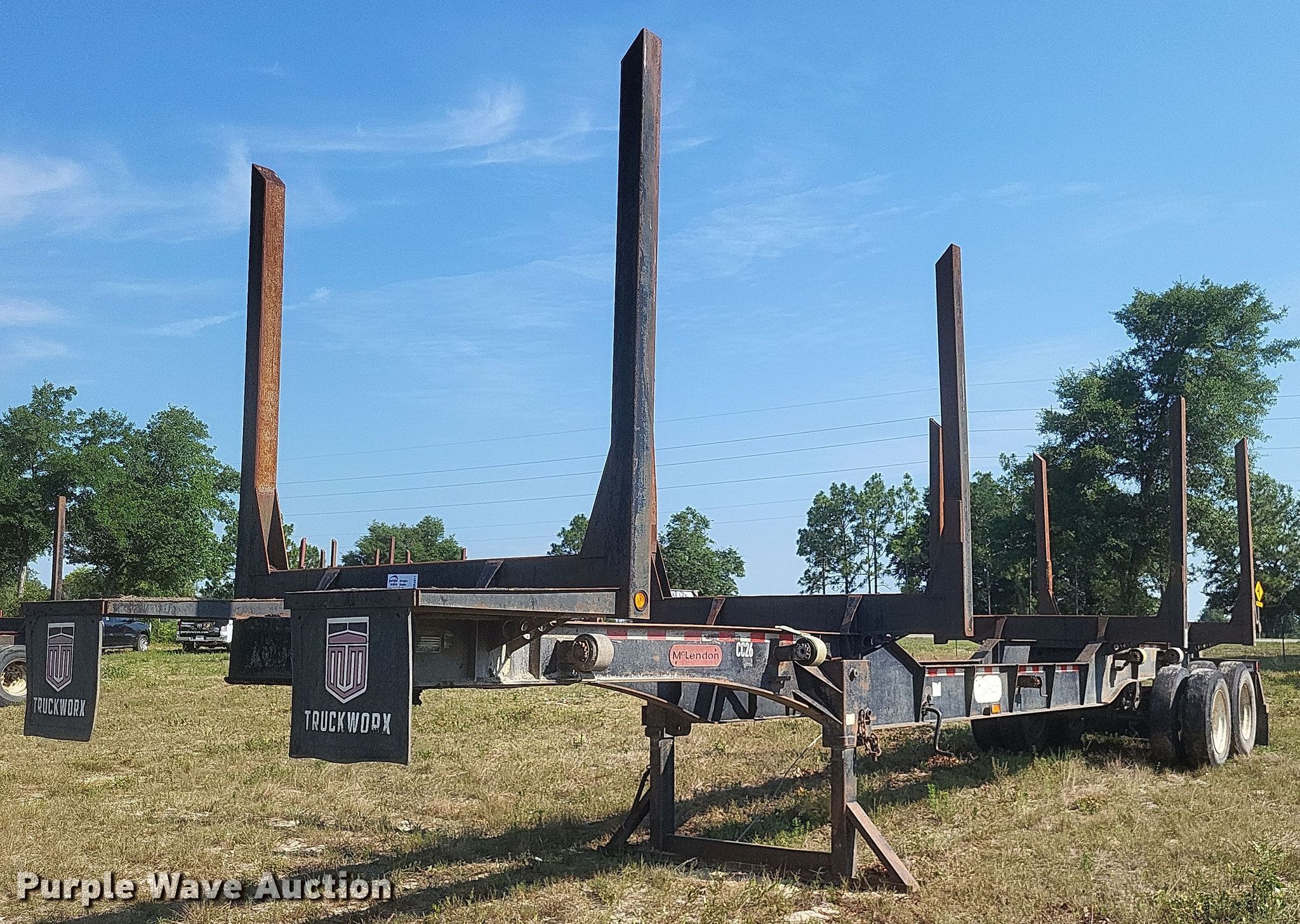 2011 McLendon log trailer in Bristol, FL | Item DR4811 sold | Purple Wave