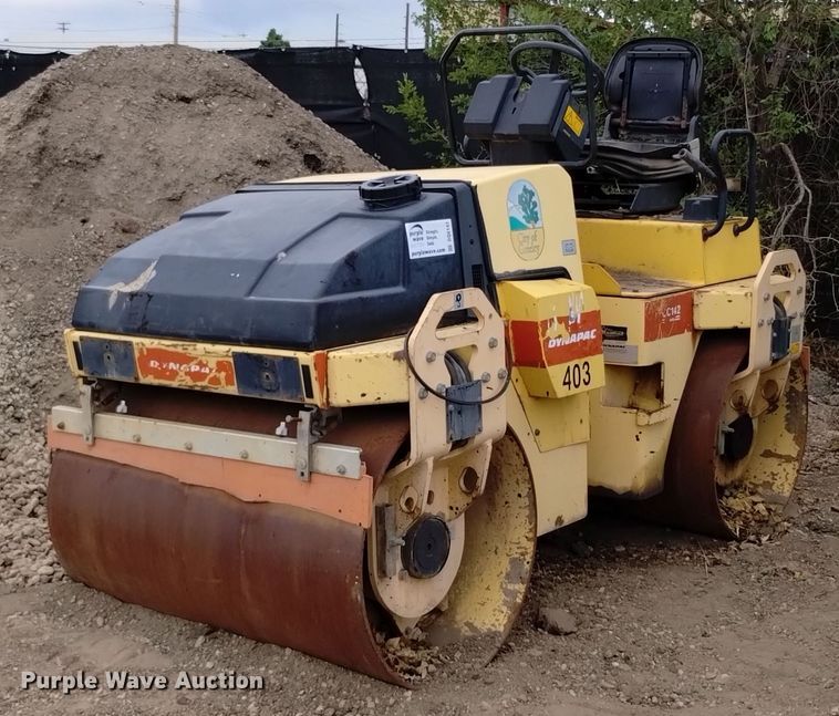 2006 Dynapac CC142 double drum vibratory roller in Denver, CO | Item ...