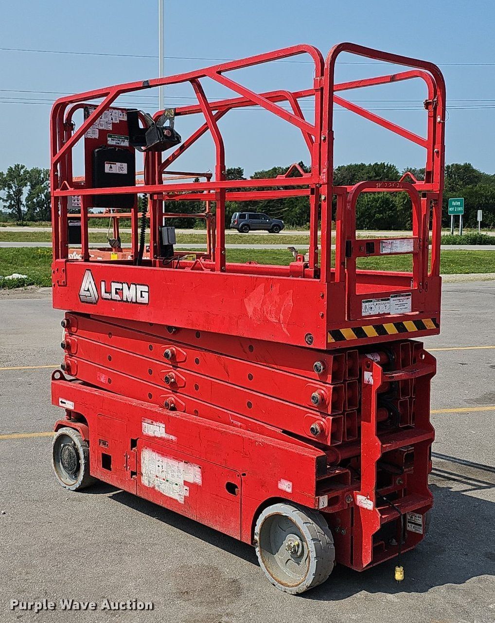 2019 LCMG AS2632E scissor lift in Waterloo, NE | Item DP1031 sold | Purple Wave