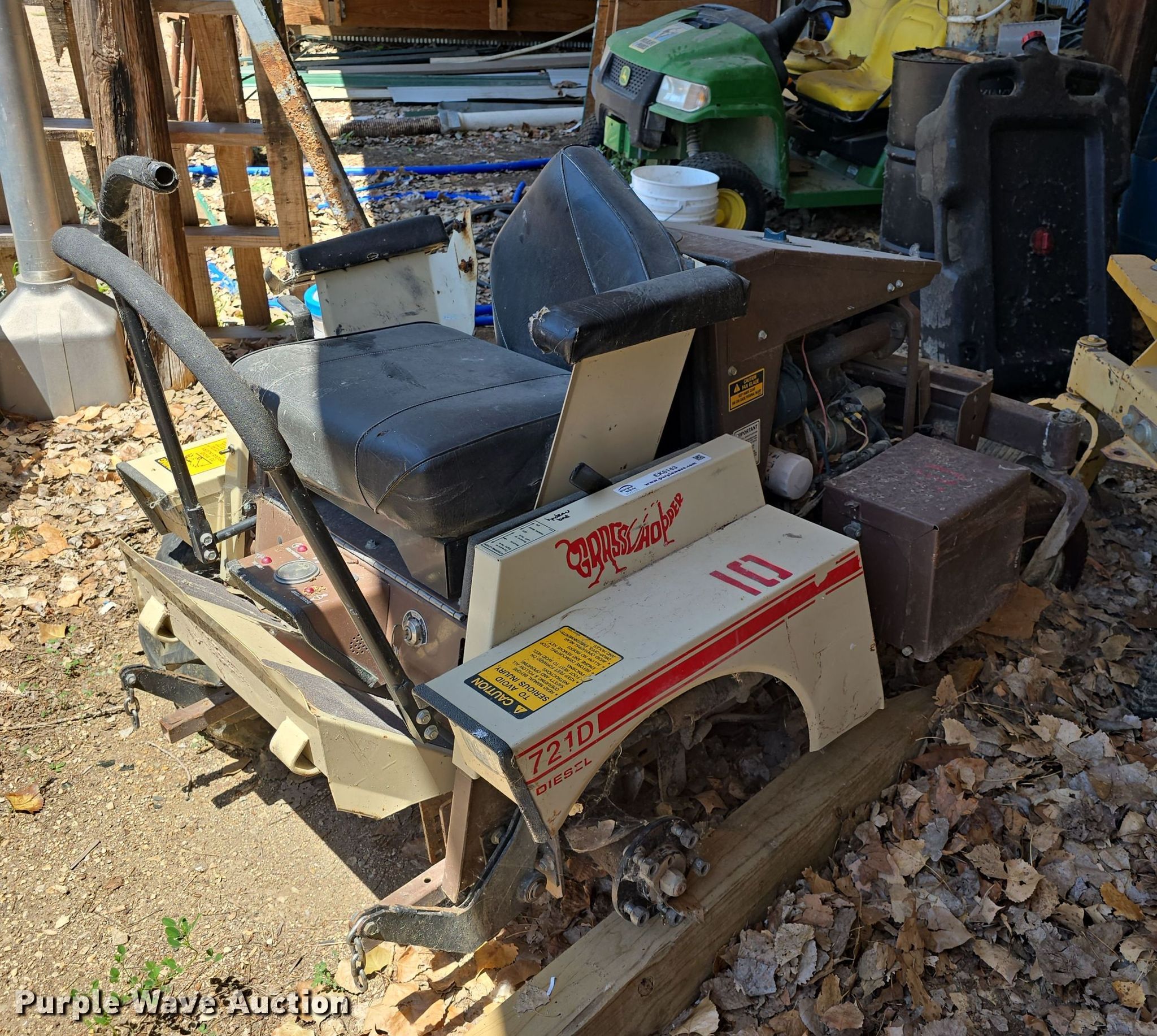 Grasshopper 721D ZTR lawn mower in Manhattan, KS | Item EK6143 sold | Purple Wave