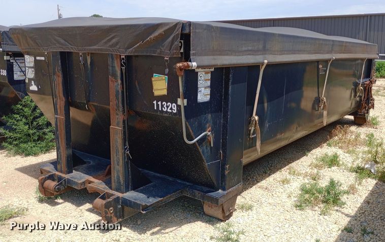 Roll-off container in El Dorado, KS | Item NY9321 sold | Purple Wave