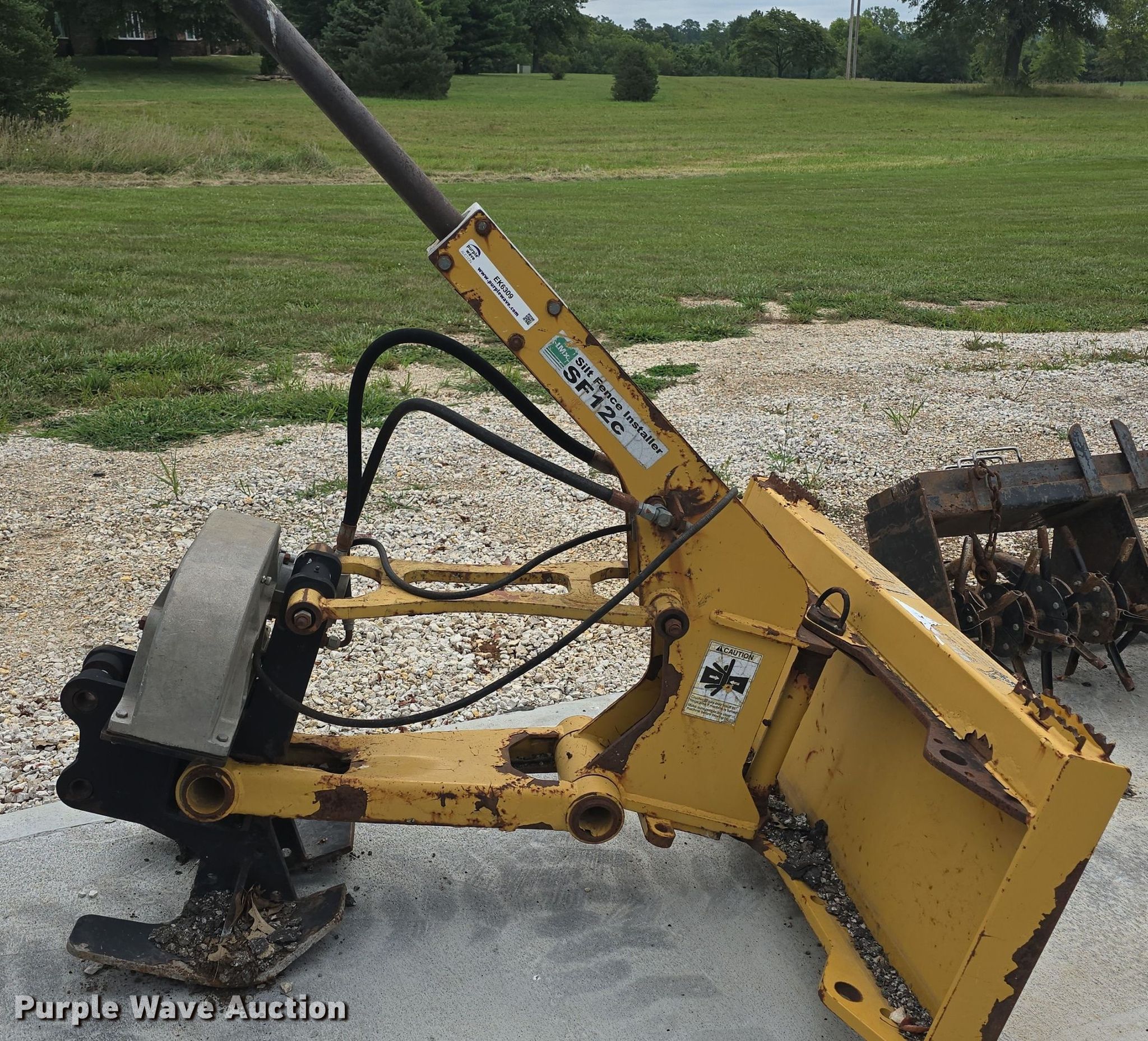IMX SF12C skid steer silt fence installer in Bucyrus, KS | Item EK6309 ...
