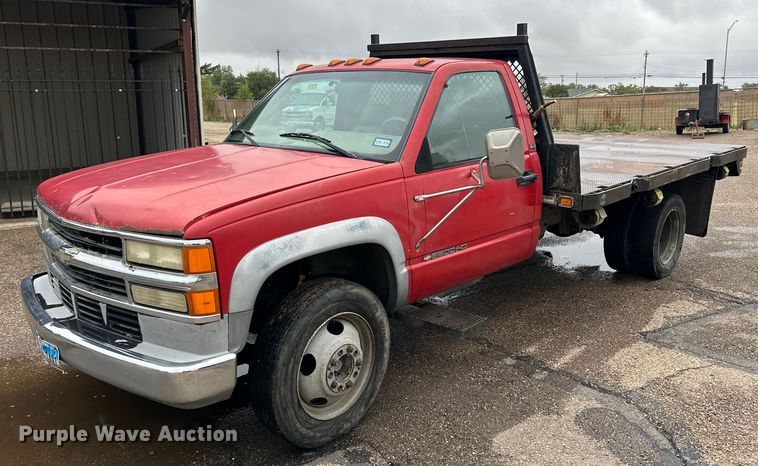 1996 Chevrolet C3500 flatbed pickup truck in Amarillo, TX | Item DD3201 ...