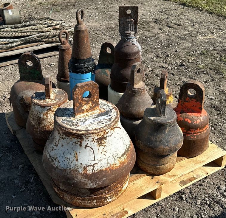 (14) pipe pulling heads in Allerton, IA | Item LC9048 for sale | Purple ...