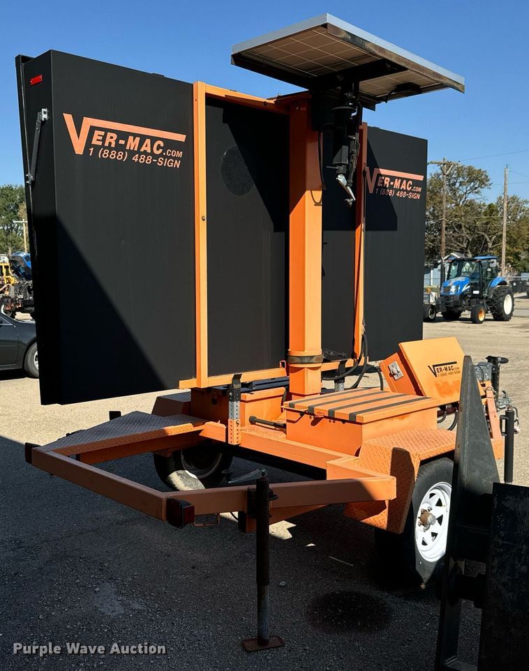 2008 Ver-Mac PCMS-1210 message board trailer in Salina, KS | Item NJ9329 sold | Purple Wave