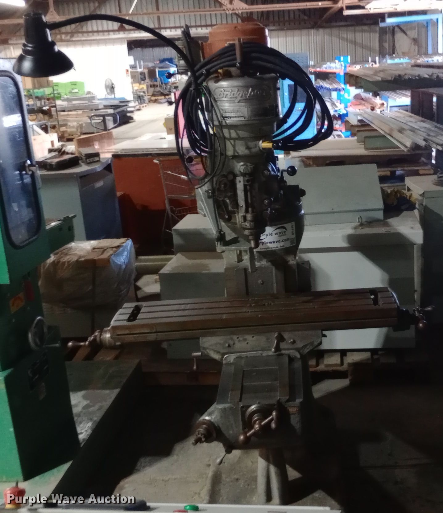 Bridgeport milling machine in Wichita, KS | Item DH1457 sold | Purple Wave