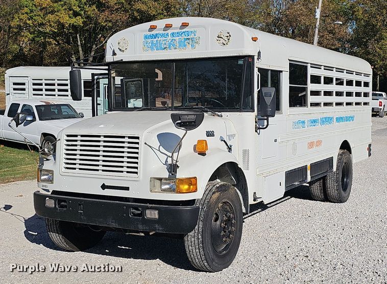 1999 International Amtran 3800 prisoner transport bus in Bentonville ...