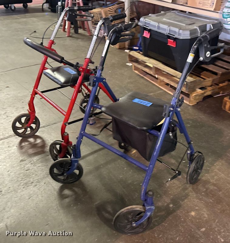 (2) drive walkers in Tulsa, OK | Item NO9568 for sale | Purple Wave