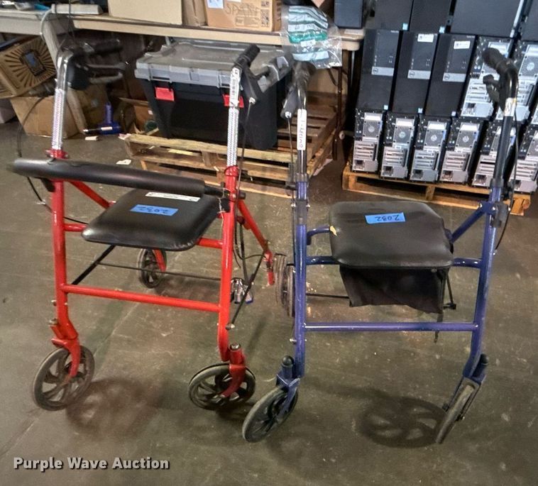 (2) drive walkers in Tulsa, OK | Item NO9568 for sale | Purple Wave