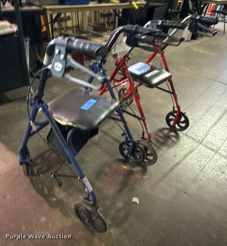(2) drive walkers in Tulsa, OK | Item NO9568 for sale | Purple Wave