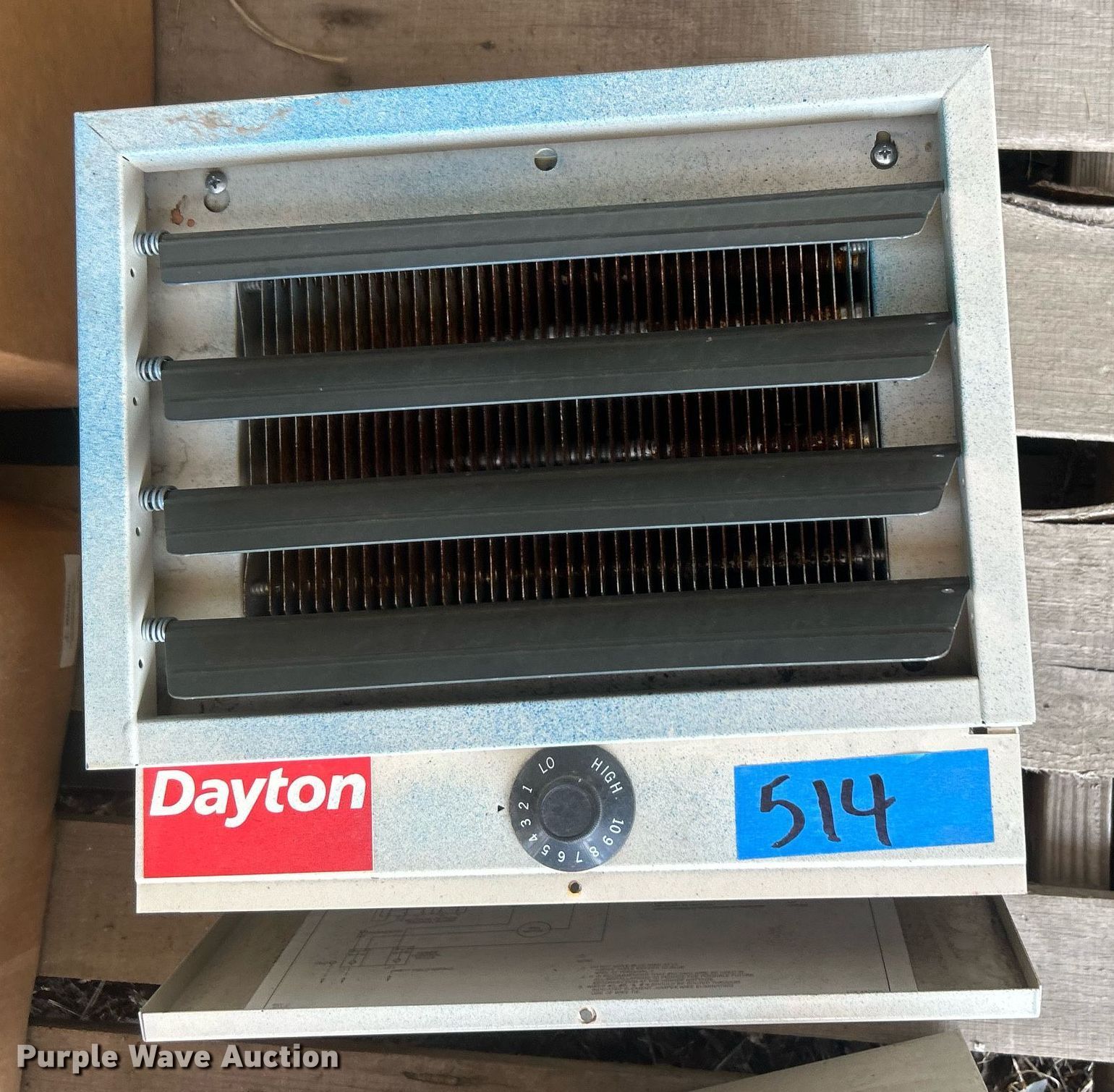 (2) Dayton heaters in Tulsa, OK | Item EG0617 sold | Purple Wave