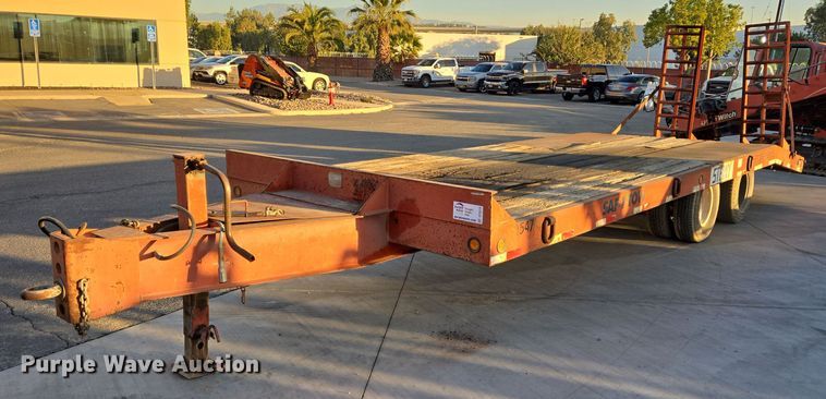 2001 Shur Shar ST-24-19DR equipment trailer in Corona, CA | Item DT5315 ...