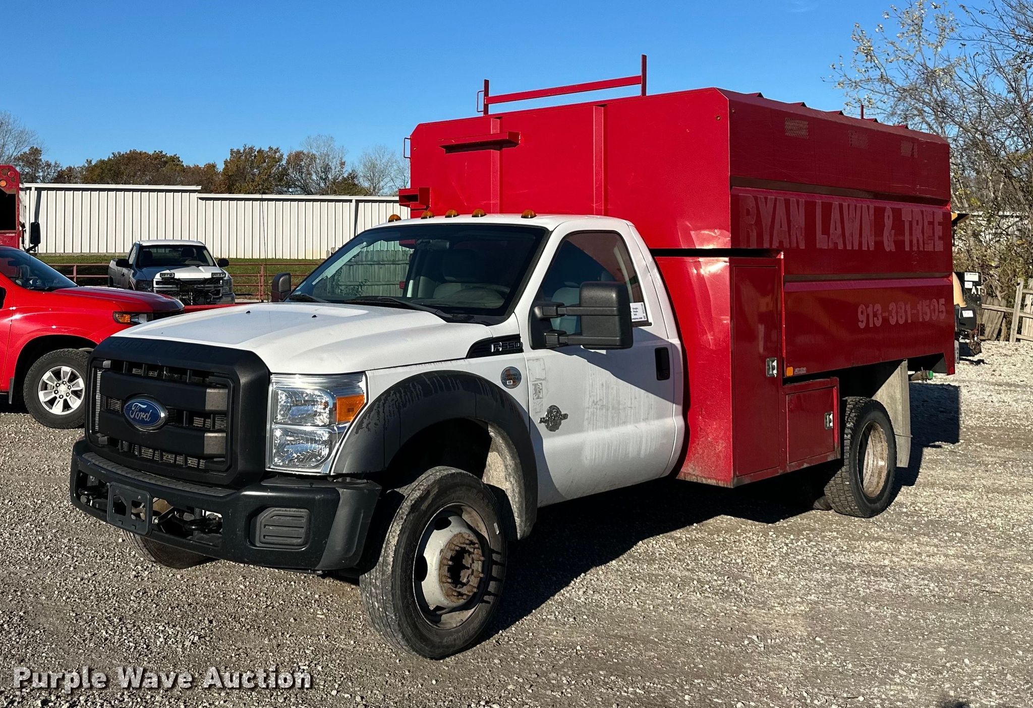 2011 Ford F550 chipper truck in Shawnee, KS | Item DS3145 sold | Purple ...