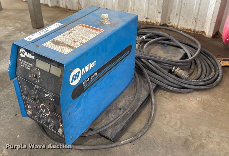 Miller 60M Series wire feeder in Arkoma, OK | Item EG7898 sold | Purple ...