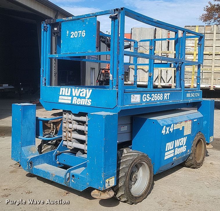 2008 Genie GS-2668 RT scissor lift in Bloomfield, MO | Item DQ3784 sold ...