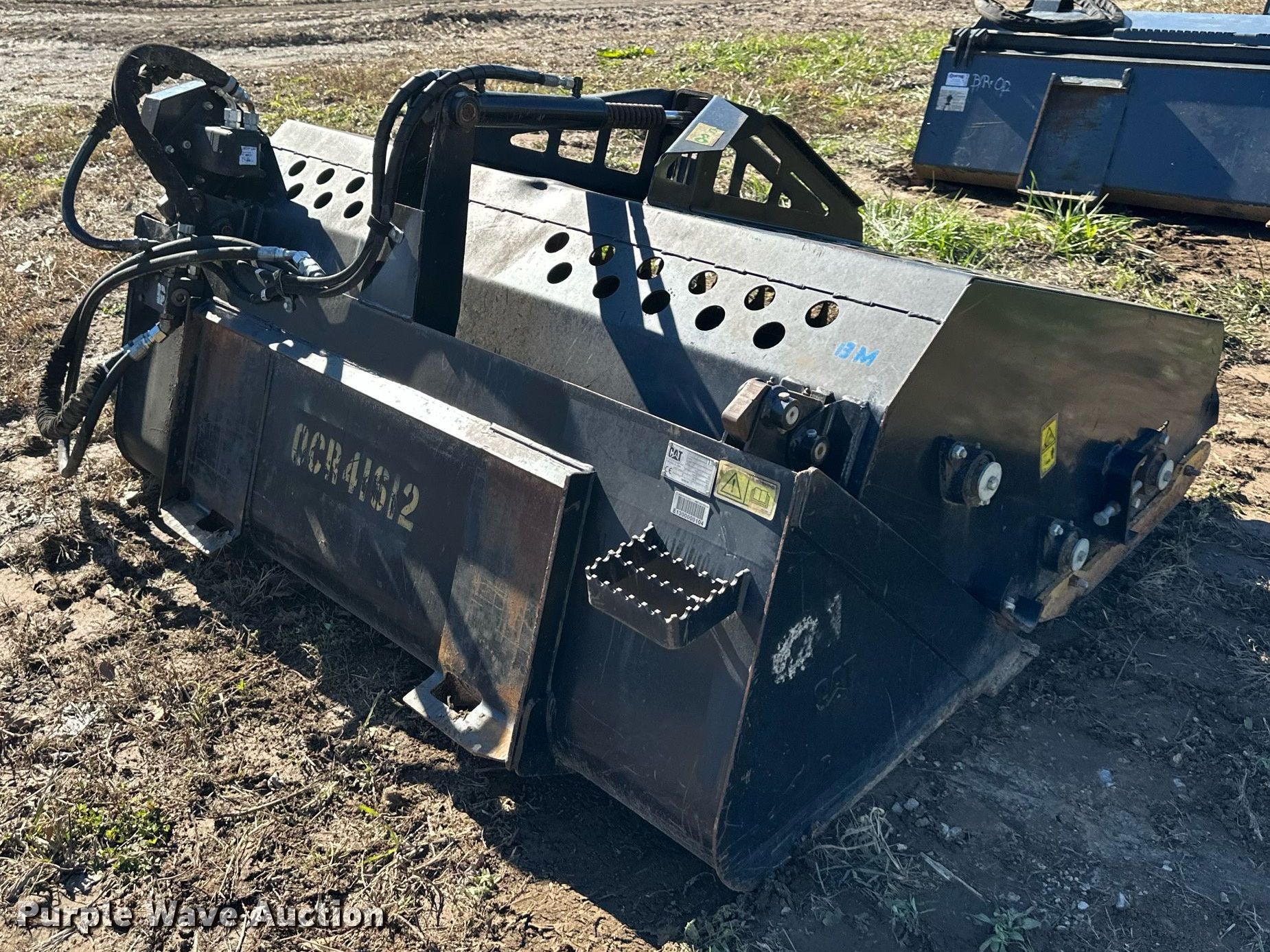 Caterpillar LR18B skid steer landscape rake in Smithville, MO | Item ...