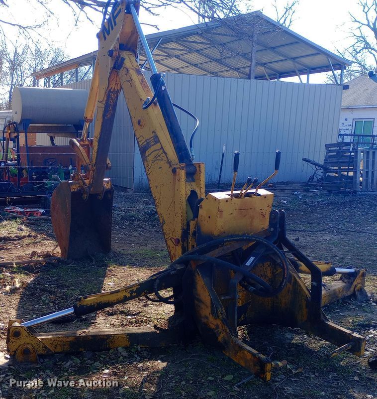 Massey Ferguson backhoe attachment in Newkirk, OK | Item DW0990 sold ...
