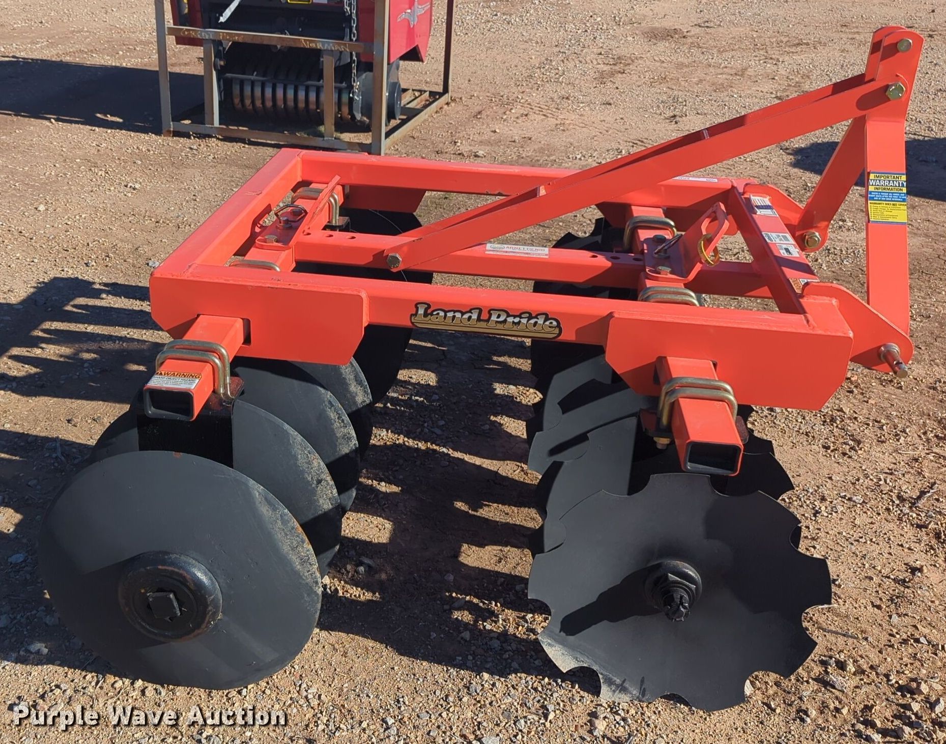 Land Pride DH1560 disk harrow in Norman, OK | Item ER4677 sold | Purple ...