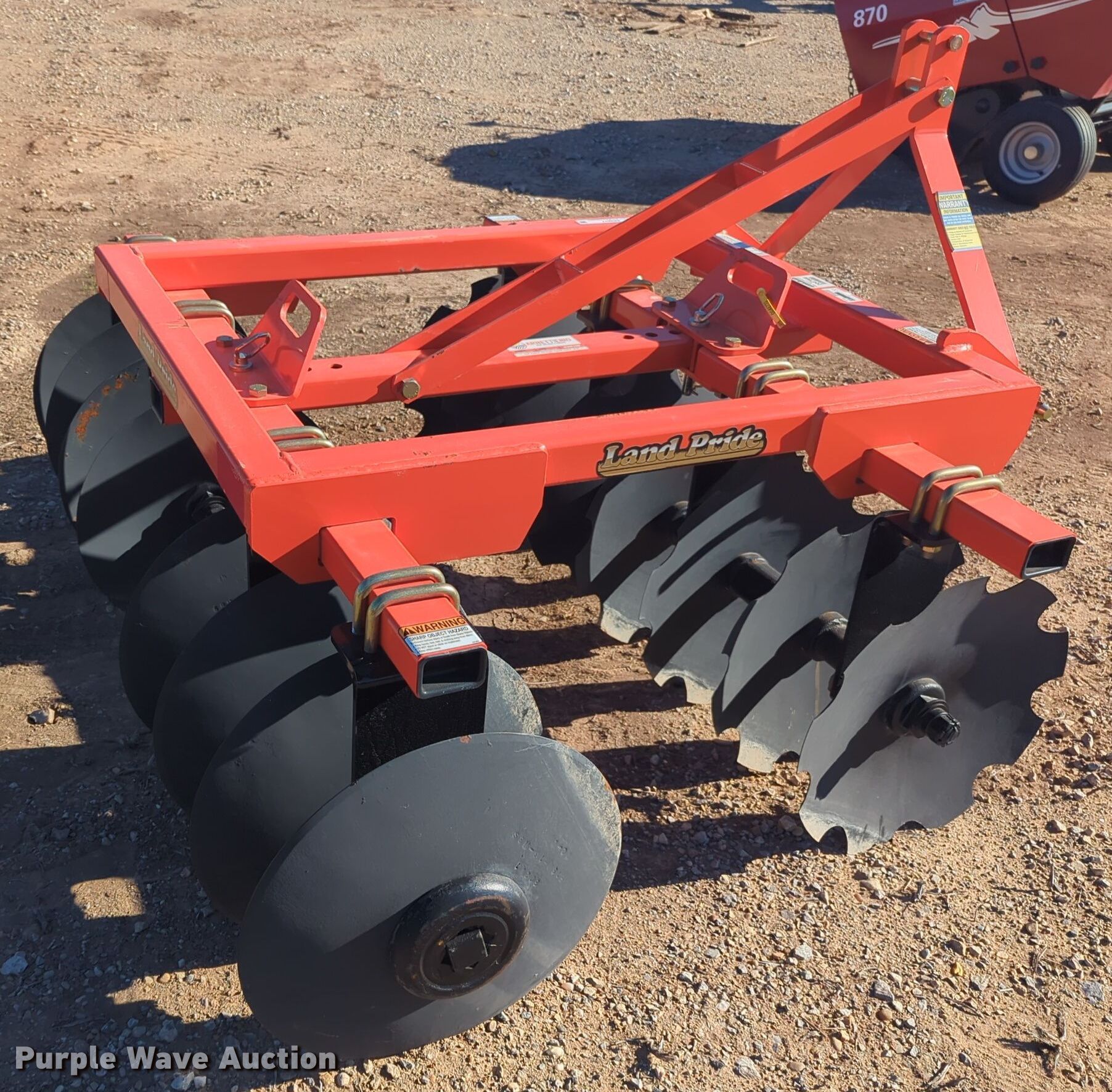 Land Pride DH1560 disk harrow in Norman, OK | Item ER4677 sold | Purple ...