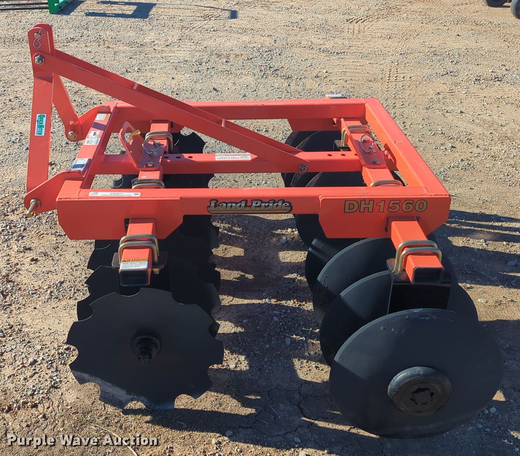 Land Pride DH1560 disk harrow in Norman, OK | Item ER4677 sold | Purple ...
