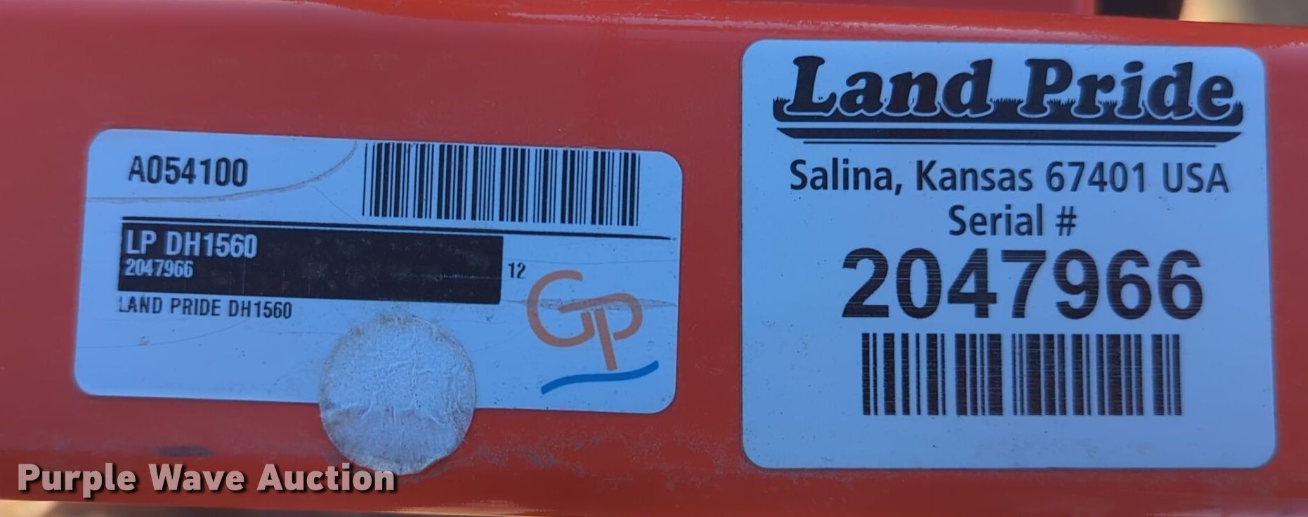 Land Pride DH1560 disk harrow in Norman, OK | Item ER4677 sold | Purple ...