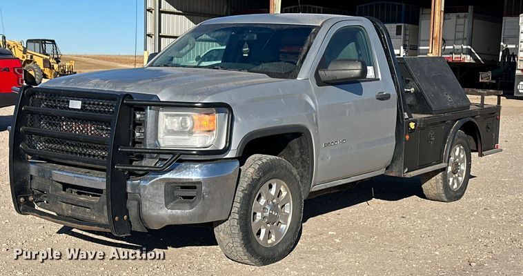 2015 GMC Sierra 2500HD flatbed pickup truck in Pierceville, KS | Item ...