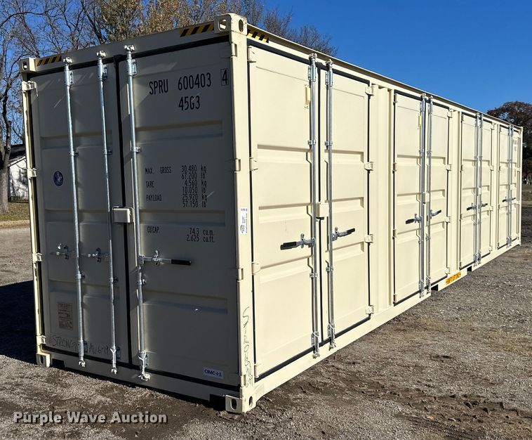 2024 shipping container in Lawrence, KS | Item DS3210 sold | Purple Wave