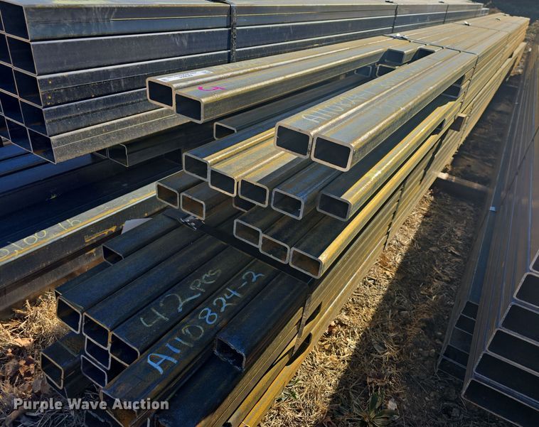 (2) bundles of steel tubing in Hoyt, KS | Item EK2504 sold | Purple Wave