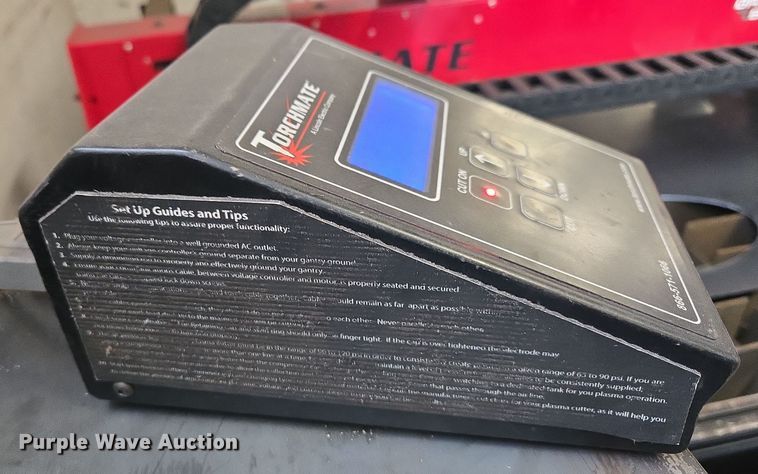 Lincoln Torchmate 4x4 plasma cutting table in Independence, MO | Item EQ3772 for sale | Purple Wave