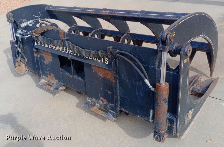 M&M Hydra Rake skid steer grapple bucket in Geuda Springs, KS | Item ...