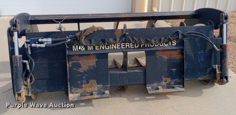 M&M Hydra Rake skid steer grapple bucket in Geuda Springs, KS | Item ...