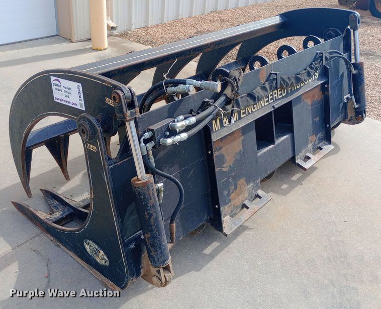 M&M Hydra Rake skid steer grapple bucket in Geuda Springs, KS | Item ...