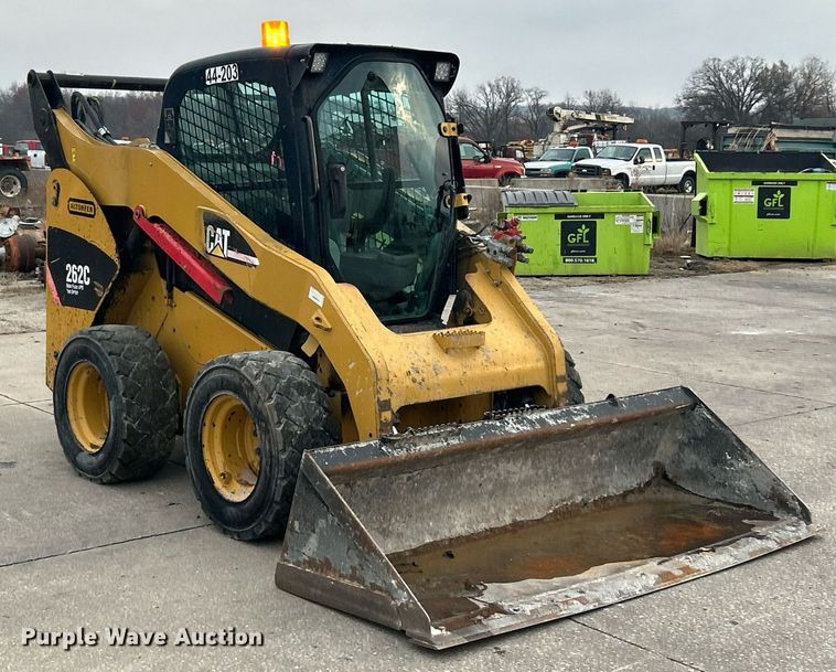 2011 Caterpillar 262C skid steer loader in Palmyra, MO | Item EK3728 ...