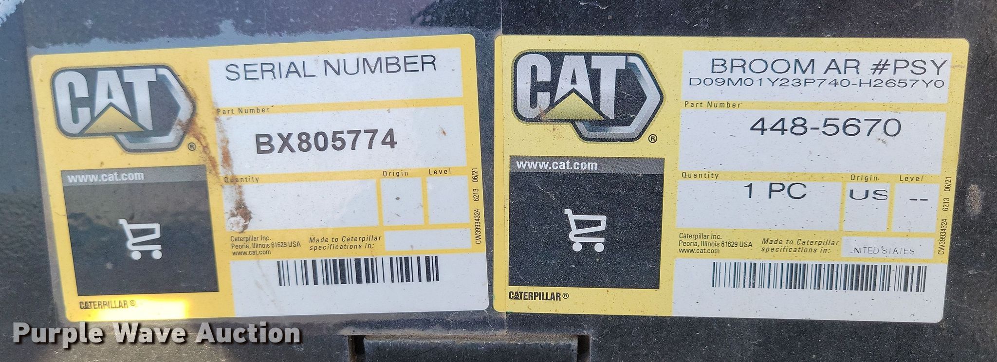 Caterpillar BA118C skid steer broom in Des Moines, IA | Item DN3644 for ...