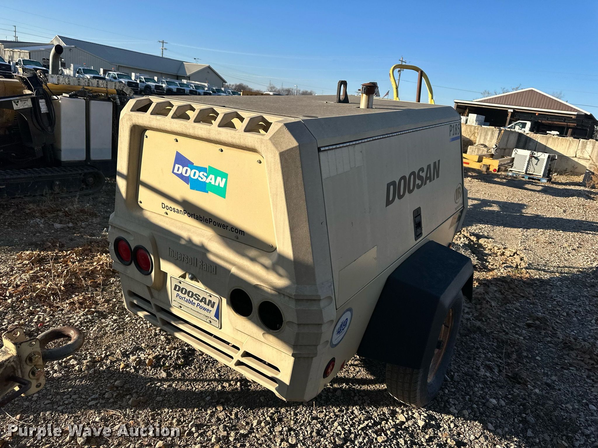 2012 Ingersoll Rand P185 air compressor in Topeka, KS | Item DS3325 sold | Purple Wave