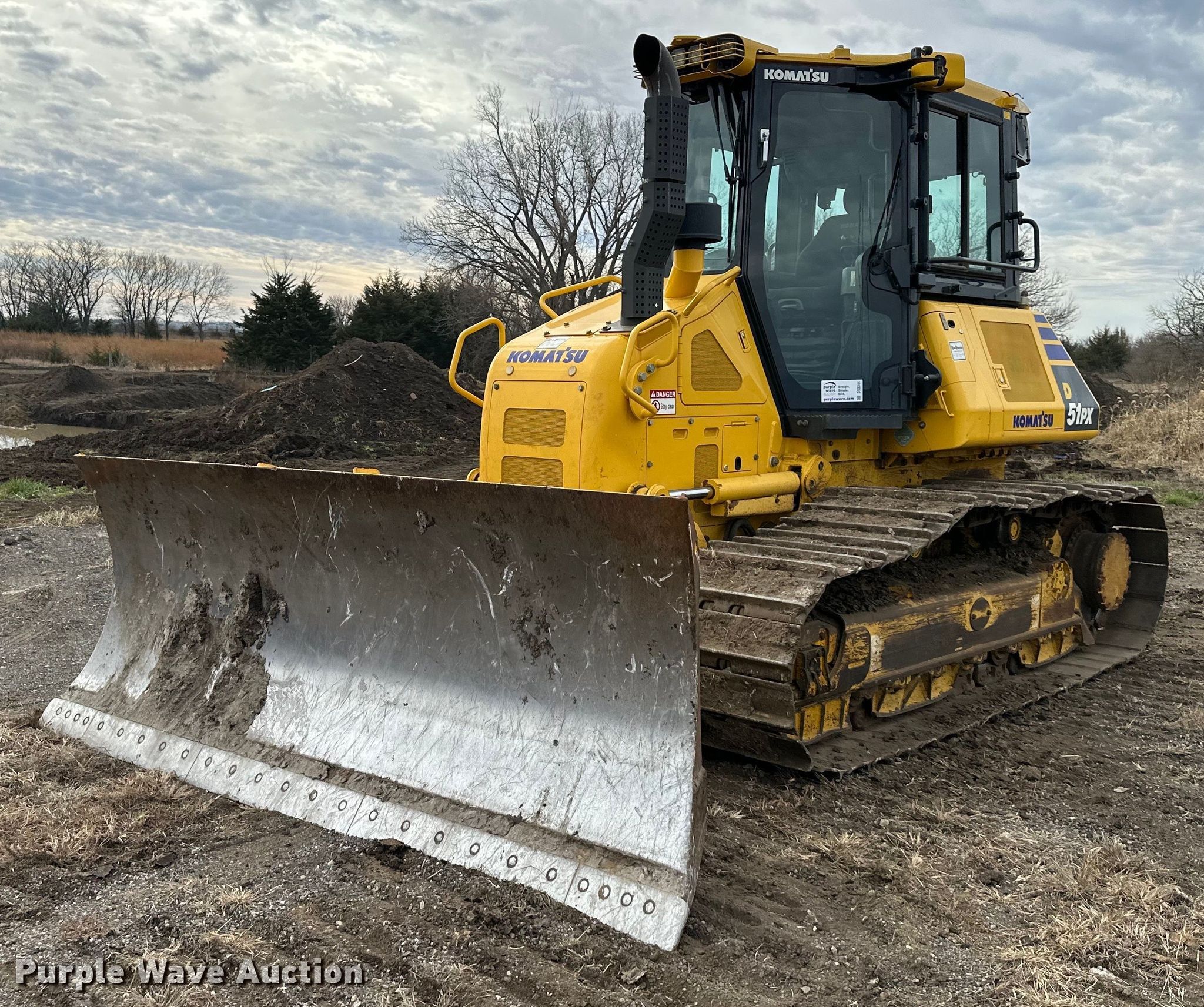 2021 Komatsu D51PX-24 dozer in Wakarusa, KS | Item DS3354 sold | Purple ...