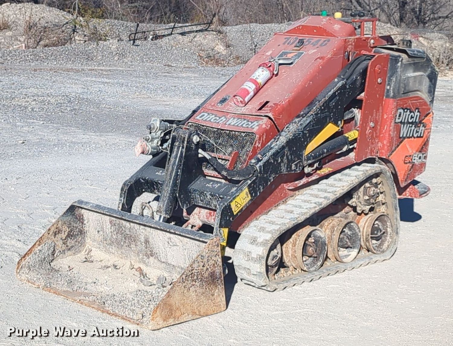 2022 Ditch Witch SK600 compact utility loader in Elgin, OK | Item ER4580 for sale | Purple Wave