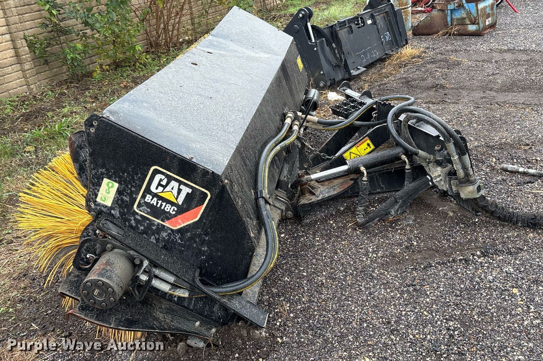 Caterpillar BA118C skid steer broom in Burleson, TX | Item OK9317 for ...