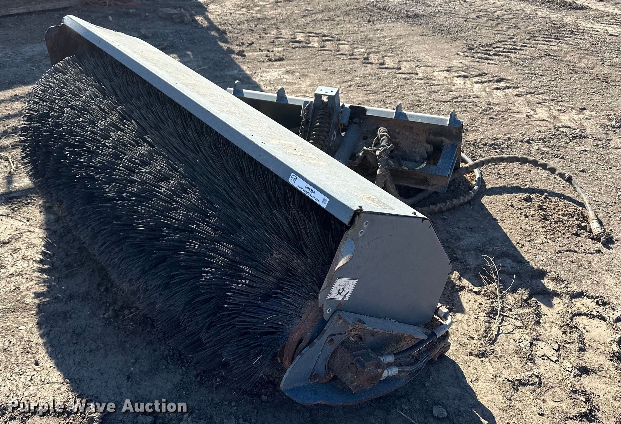 72" W skid steer broom in Satanta, KS | Item ER8389 sold | Purple Wave