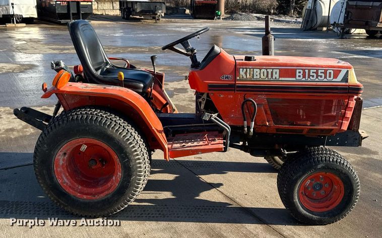 Kubota B1150 MFWD tractor in Iowa City, IA | Item EG7104 sold | Purple Wave