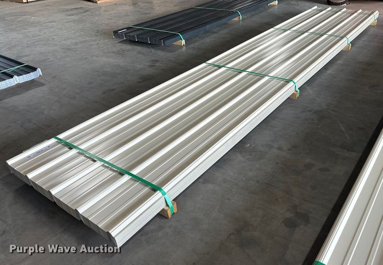 (100) sheets of Doerksen Metal Components metal siding/roofing in ...