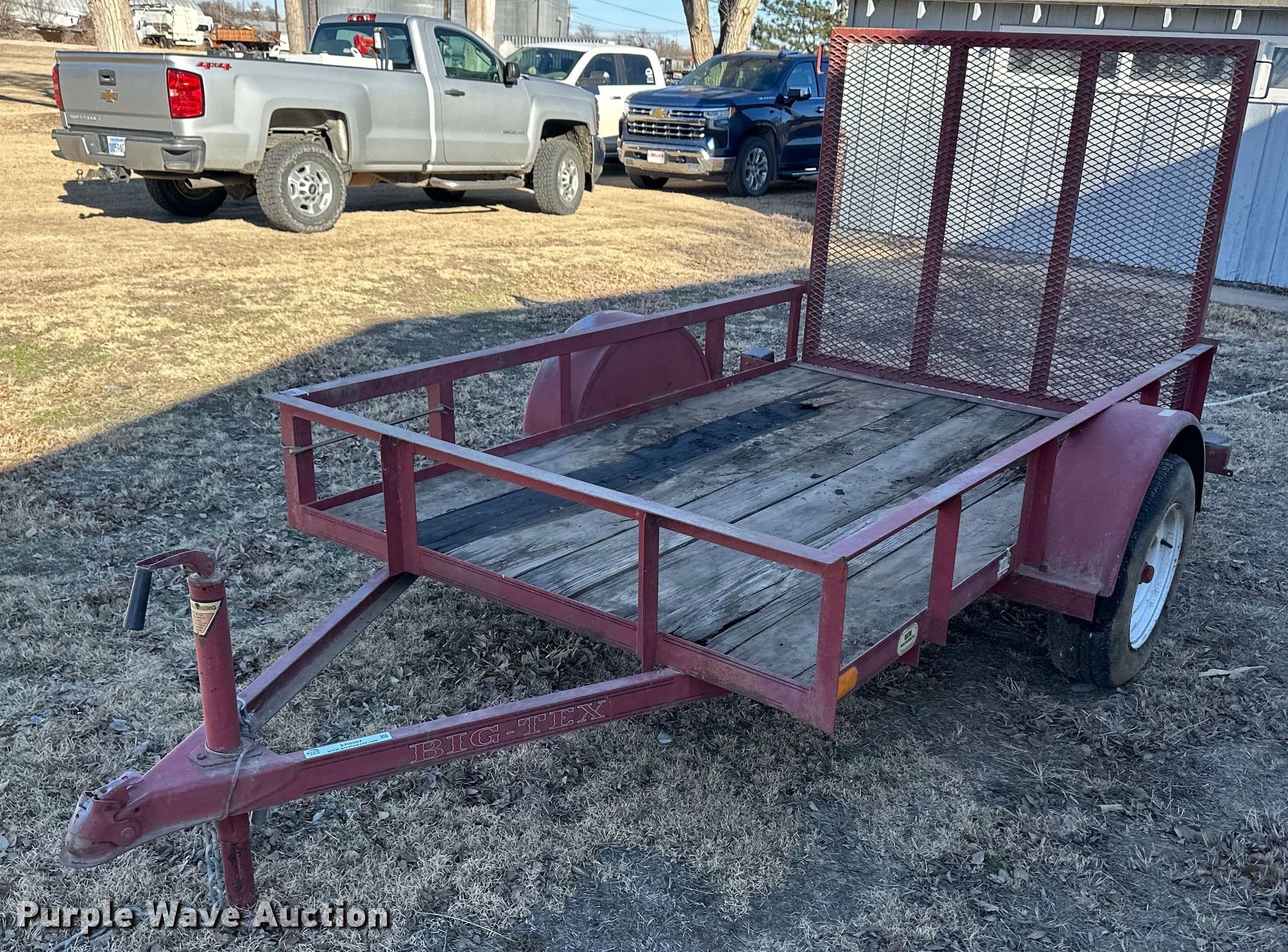 1996 Big Tex utility trailer in Jetmore, KS | Item ER8567 sold | Purple ...