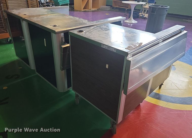 (3) cashier stands in Lawrence, KS | Item NI9387 sold | Purple Wave