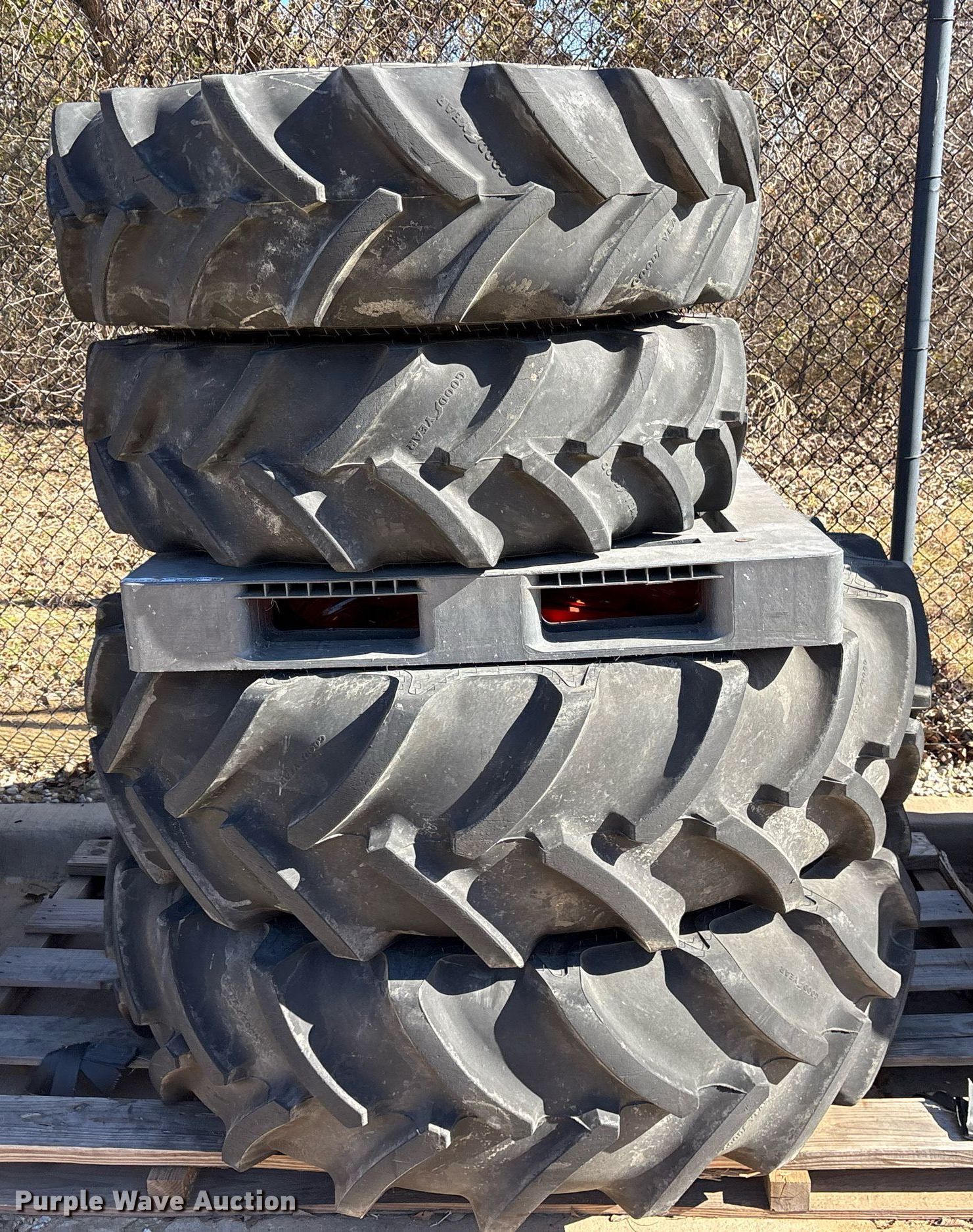 (4) Goodyear tractor tires and wheels in Grapevine, TX | Item EY9857 ...