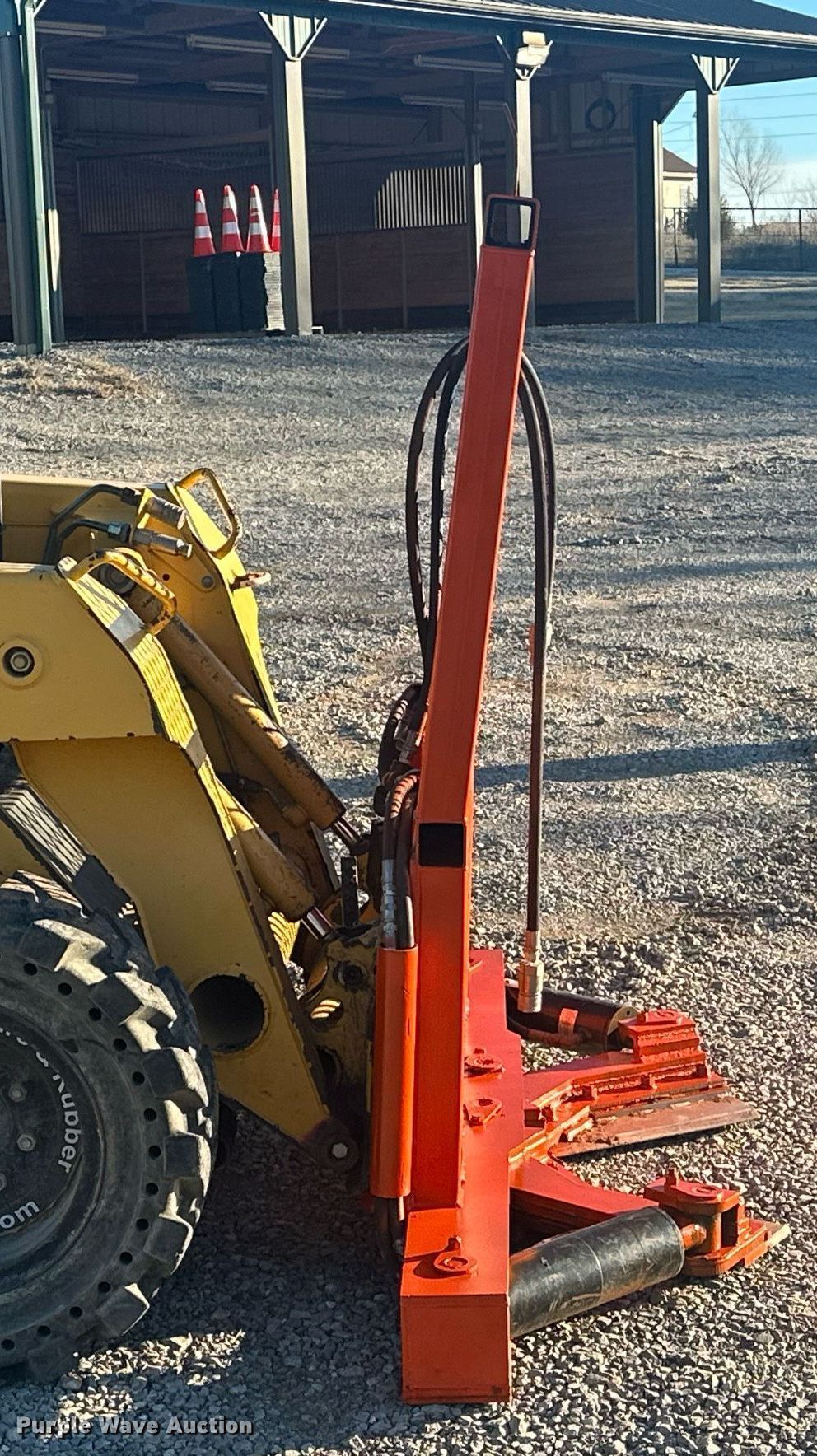 Skid steer tree shear in Norman, OK | Item ER4926 for sale | Purple Wave